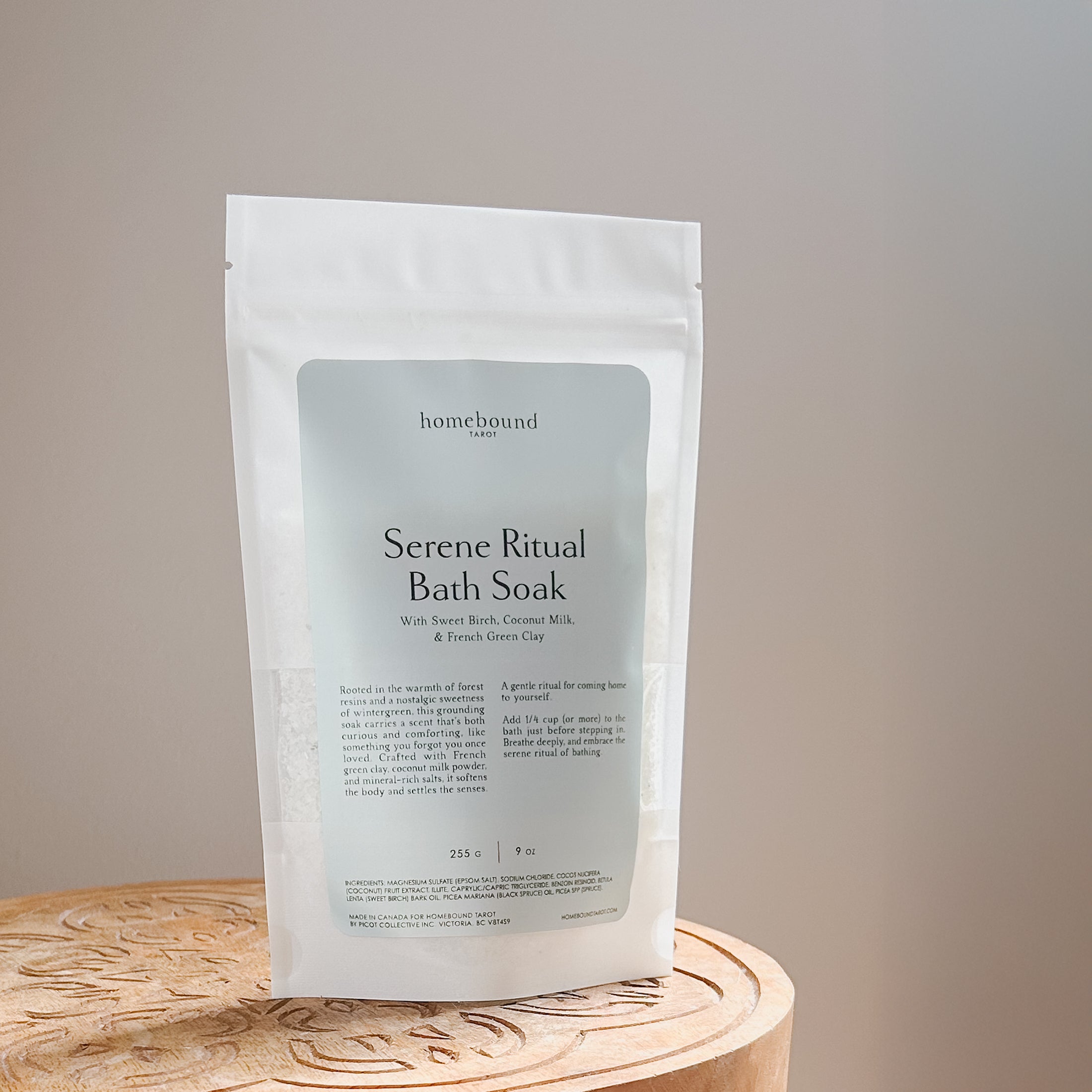 Serene Ritual Bath Soak – Homebound Tarot